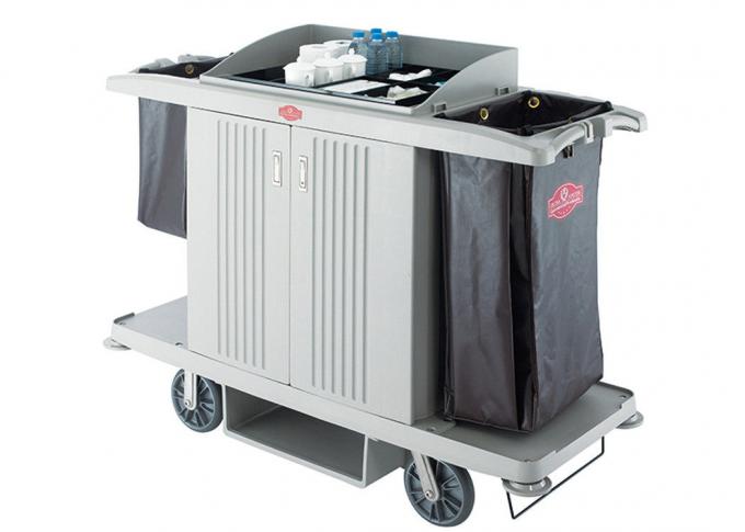 Black / Grey Room Service Equipments / Hotel Room Supplies 2 Shelves ...