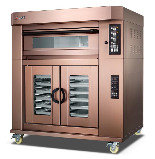 3 Deck Electric Baking Ovens For Bread / Independent Temperature ...