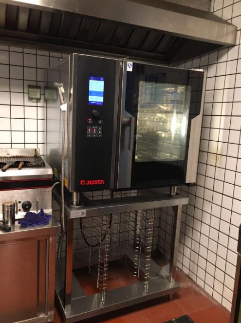 JUSTA WR-10-11 Western Kitchen 18KW Electric Combi Steamer Oven 10-Tray ...