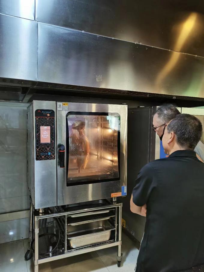 16.4kw 50Hz Western Kitchen Electric Machine Ten Layer Combi Oven 10*GN 1/1