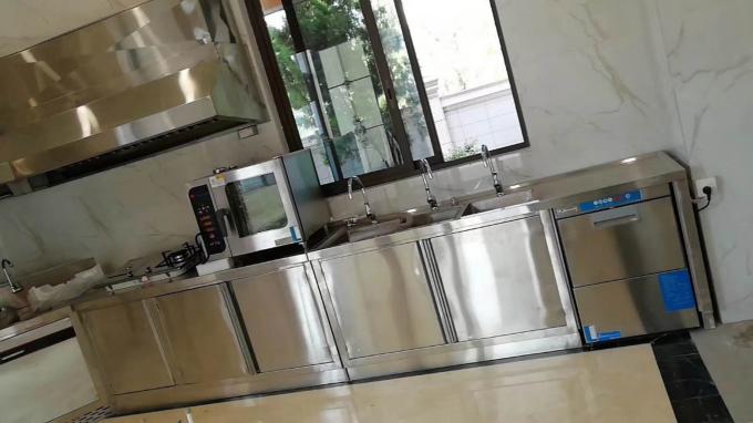 573mm Glass Cutlery Under Counter Dishwasher 30 racks/h Washing Machine