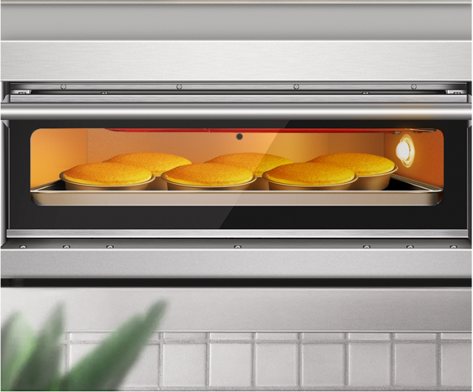 120Kg Electric Gas Commercial Baking Oven Timing Temperature Control ...
