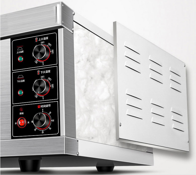 120Kg Electric Gas Commercial Baking Oven Timing Temperature Control ...