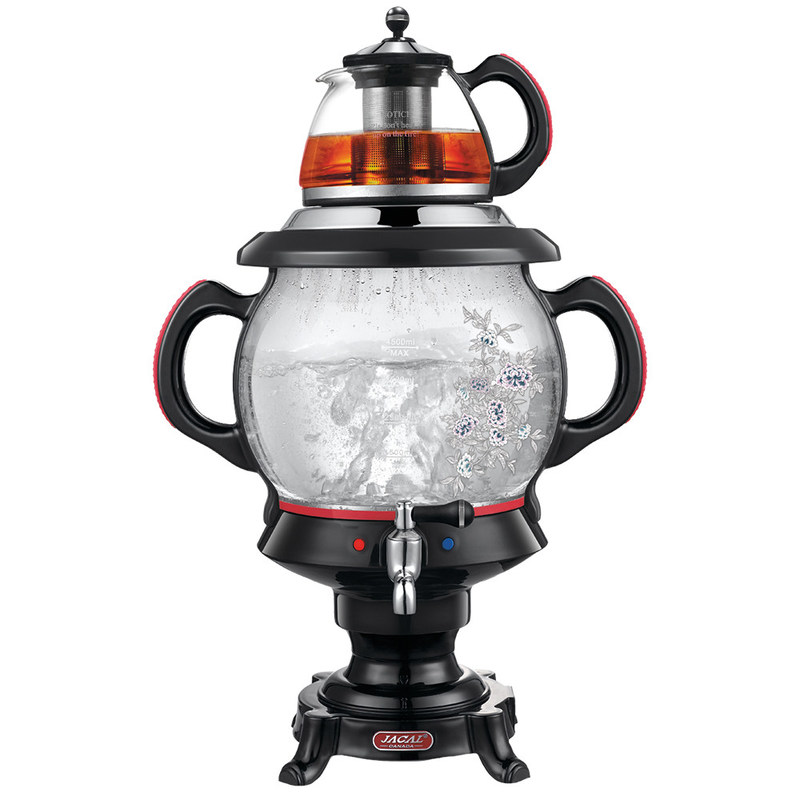 Durable Room Service Equipments Tradition Glass Samovar W / 4.5 LTR ...
