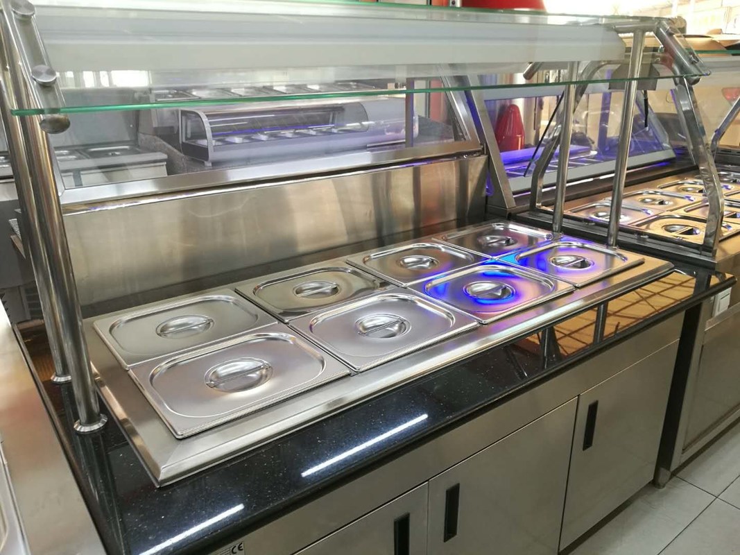 Marble Stainless Steel Catering Equipment Hot Food Unit Standing Bain ...