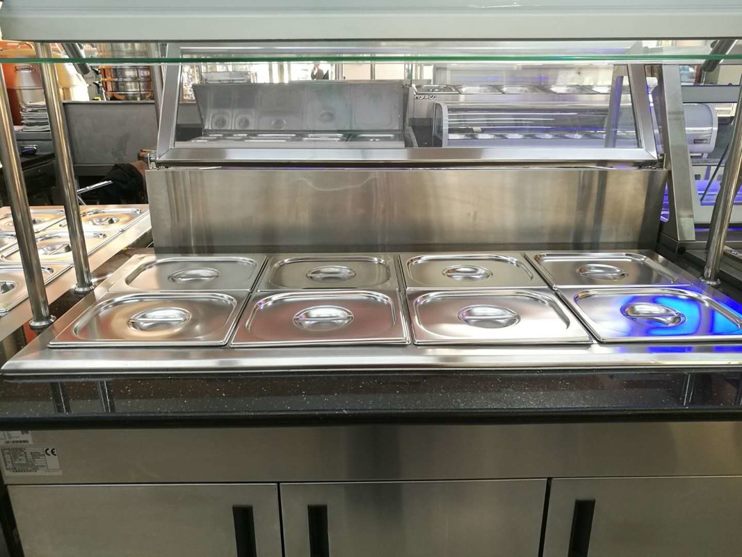Marble Stainless Steel Catering Equipment Hot Food Unit Standing Bain ...