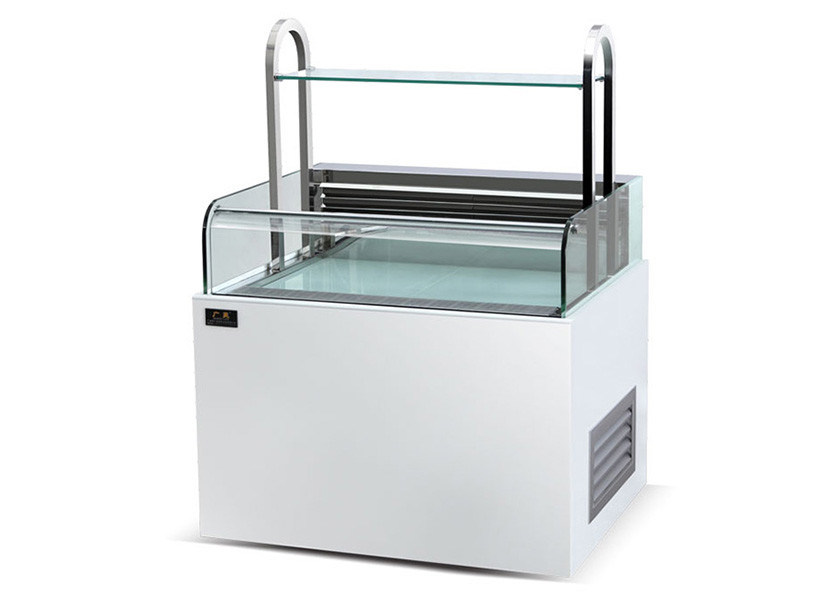 Customized Open Type Sandwich Display Cabinet With LED Light ...