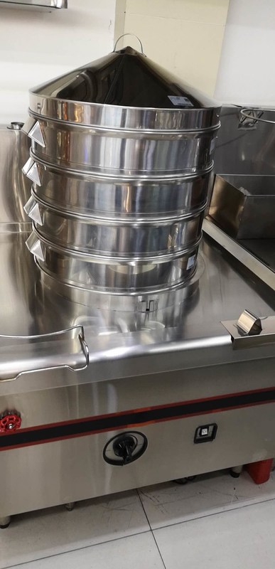 Gas Steaming Stove Commercial Single Dim Sum Steamer 950 x 1050 x (810 ...