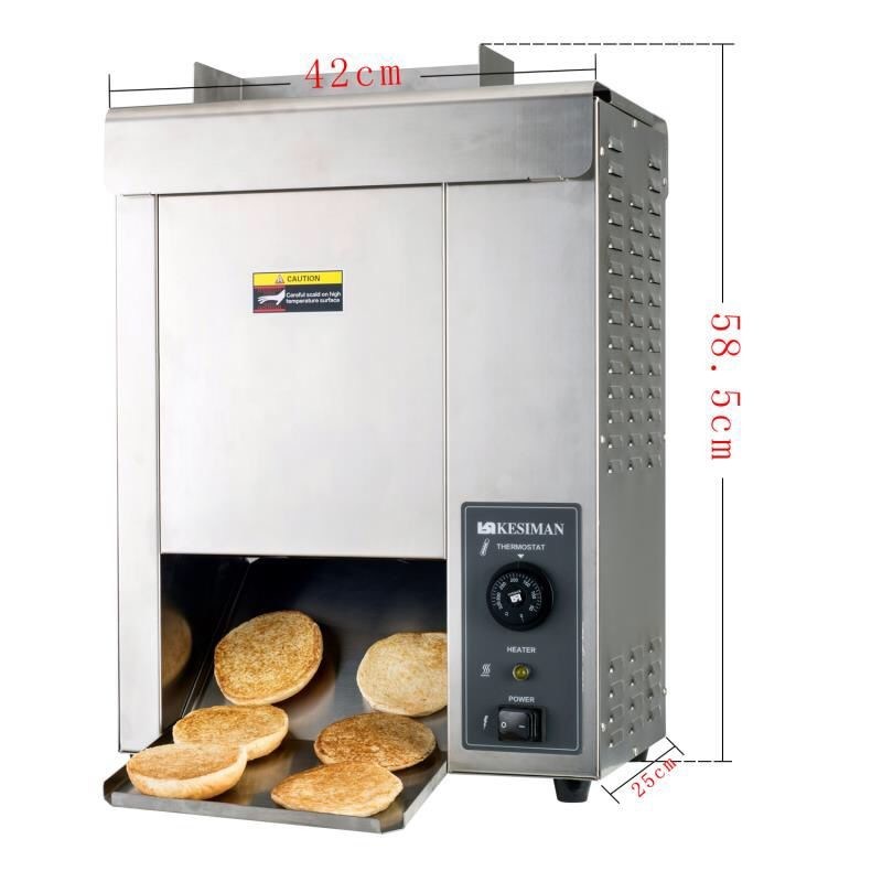 IMO-2621 CHAIN TYPE ELECTRIC BUN TOASTER size 420x250x585mm