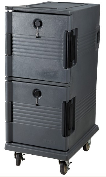 PE / PU Double Wall Food Carriers Ultra Carts Food Pan 508*700*1200mm
