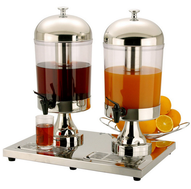 Stainless Steel Double Juice Dispenser