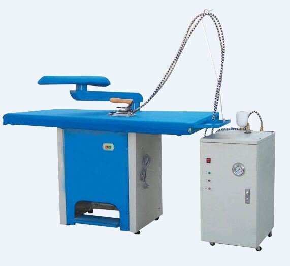 Electric Garment Ironing Table With Steam Generator Hotel Laundry Machines