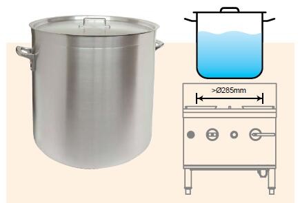 Gas Stock Pot Range Chinese Style Soup Cooking Stove 1100 x 650 x (500 ...