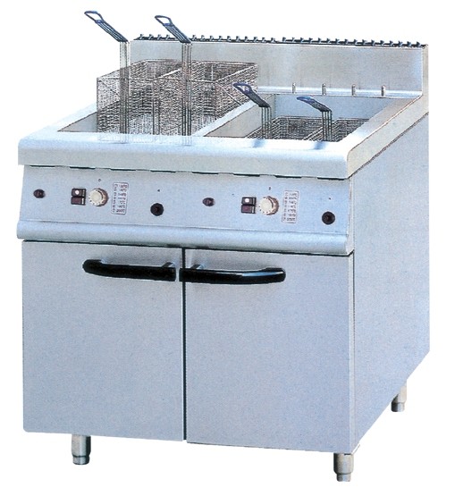 JUSTA 40L Electric Two Tank Deep Fryer With Cabinet ZH-RCX2 Western ...