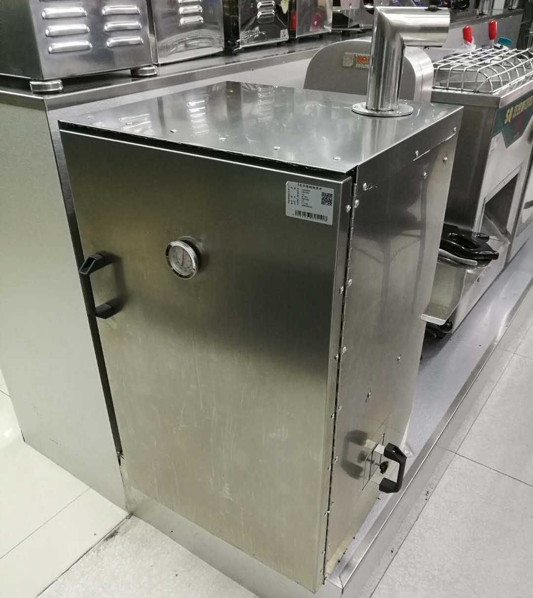 1.0kw Food Processing Equipments / Meat Smoking Machine ~220 - 240V 50 ...