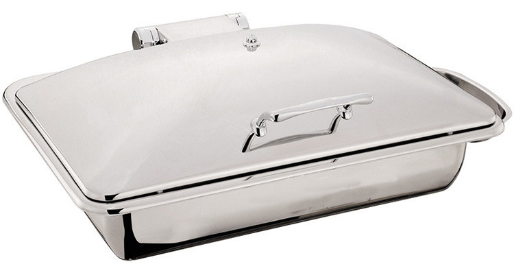 Stainless Steel Chafing Dish Mechanical Hinge Lid 9.0Ltr Food Pan ...