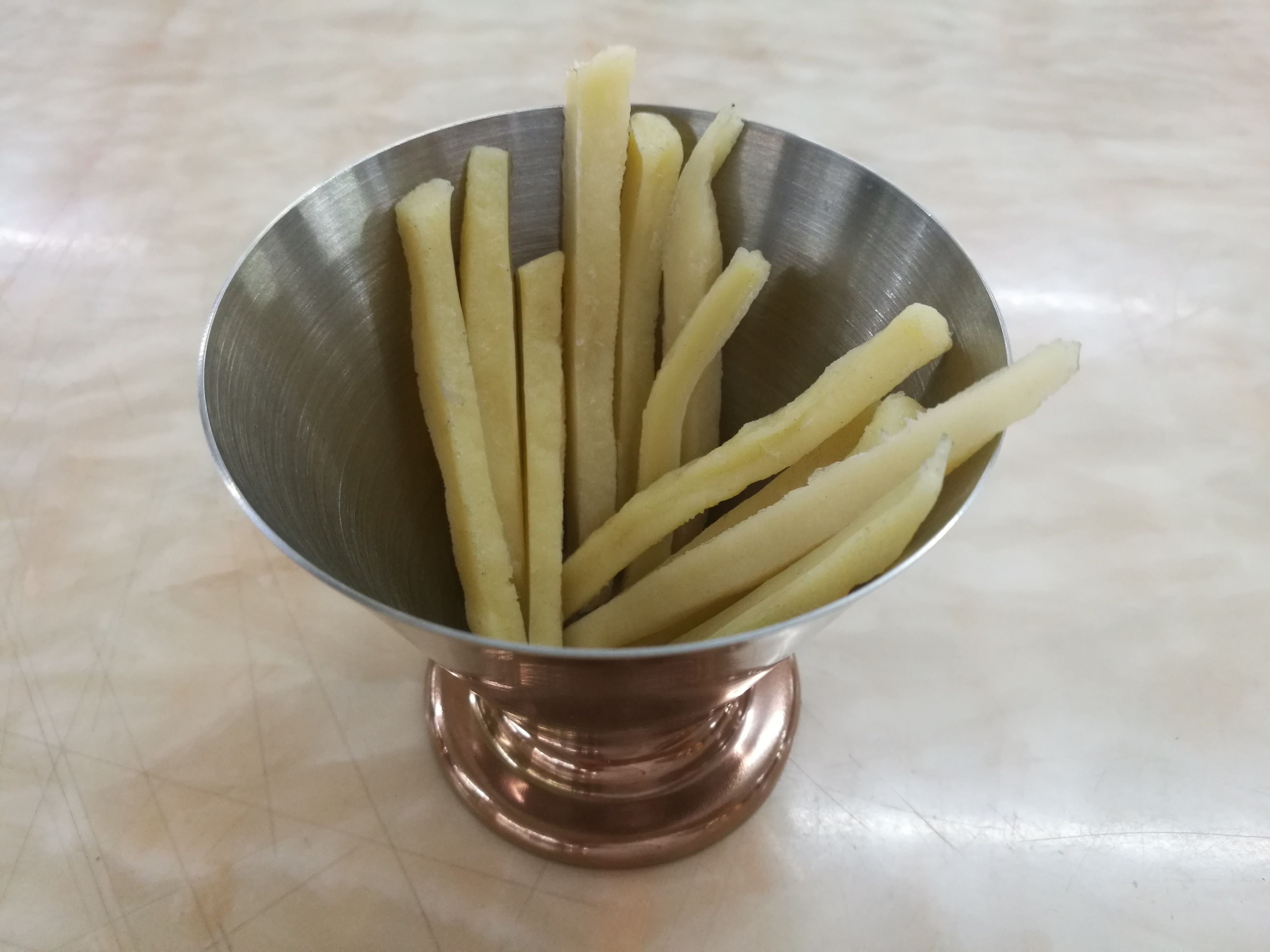 Rose - gold Color Stainless Steel Chips Cup / Silver French Fries ...