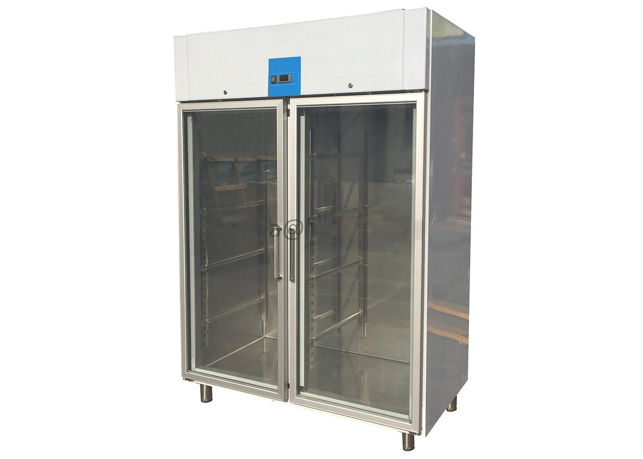 CE Approved Glass Door Reach-In Upright Chiller Imported Embraco ...