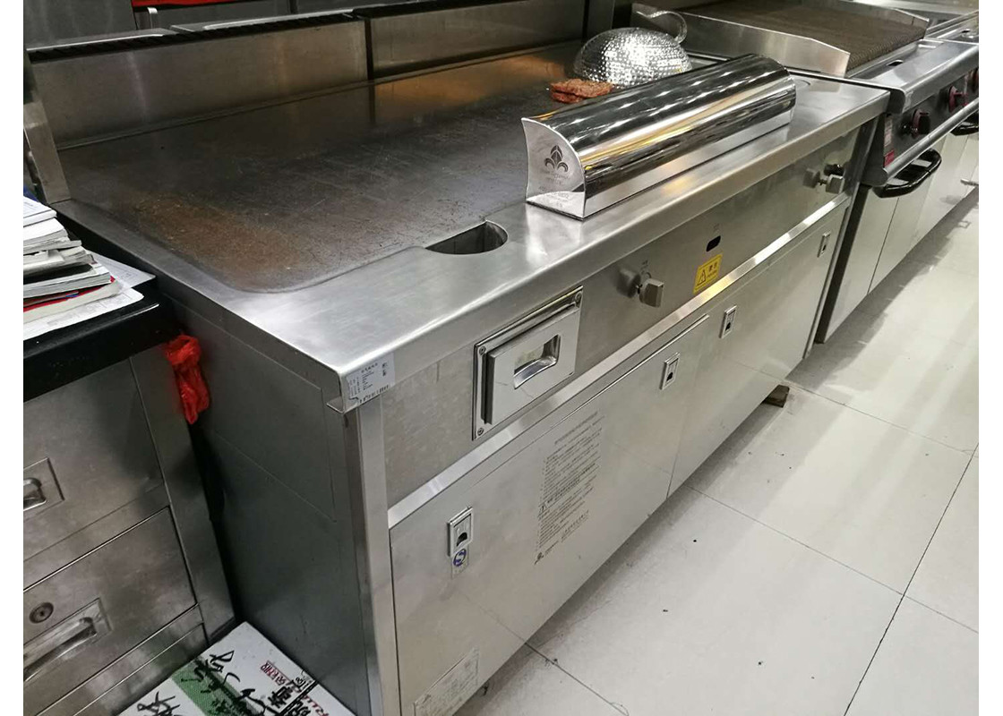 Teppanyaki Customize Commercial Buffet Equipment LPG Rectangle ...