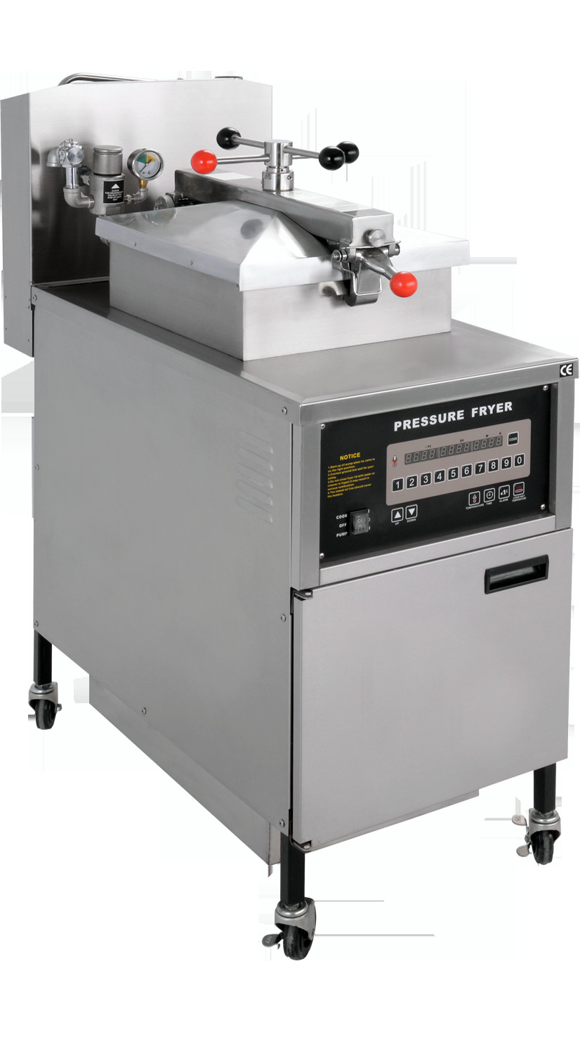 Commercial Electric Pressure Fryer For Fried Chicken With Stainless Steel Body