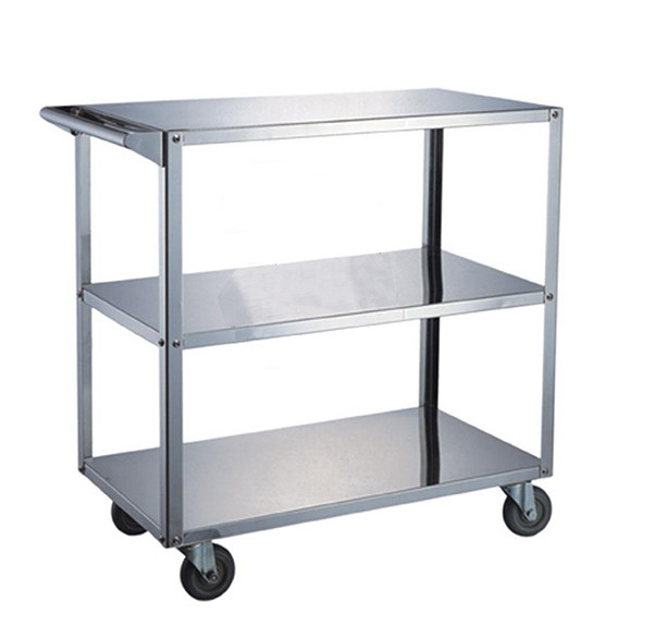 201# Stainless Steel Catering Equipment / 3 - Layer Dining Cart With ...