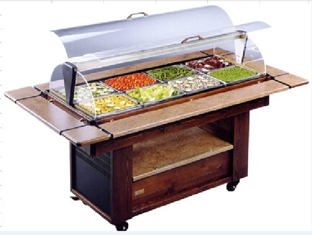 NN-SO1420 Salad Bar Commercial Buffet Equipment With Wheel For ...