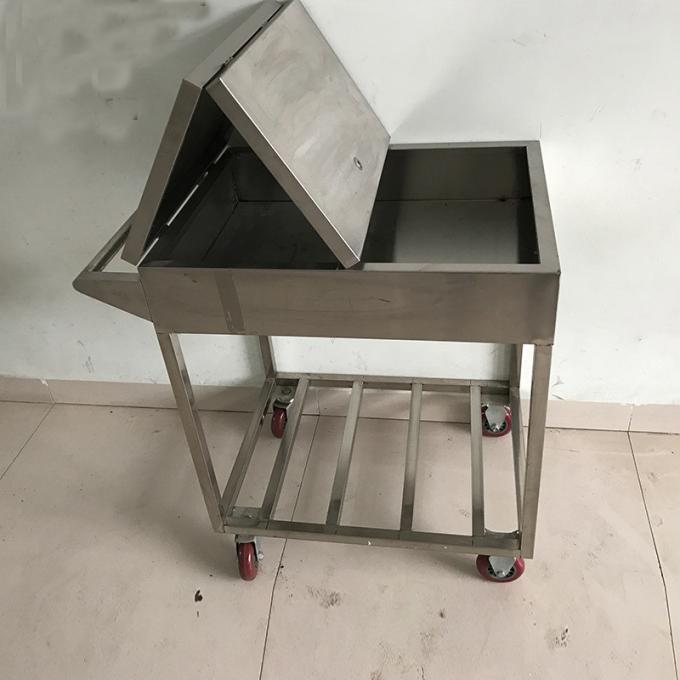 Stainless Steel Kitchen Condiments Trolley For Wok Stove with 12 ...