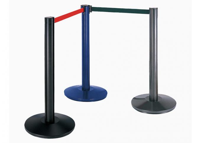 Retractable Belt Type Railing Stand Stainless Steel Crowd Control ...