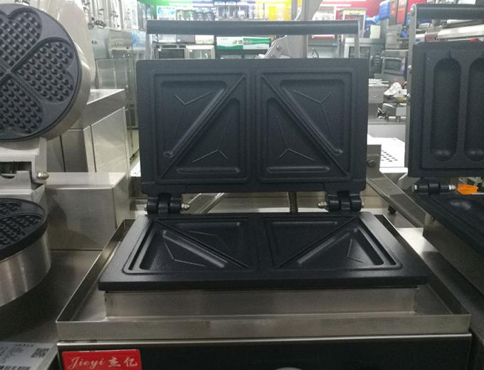 Commercial Sandwich Waffle Maker / Sandwich Press Machine 220V 1550W